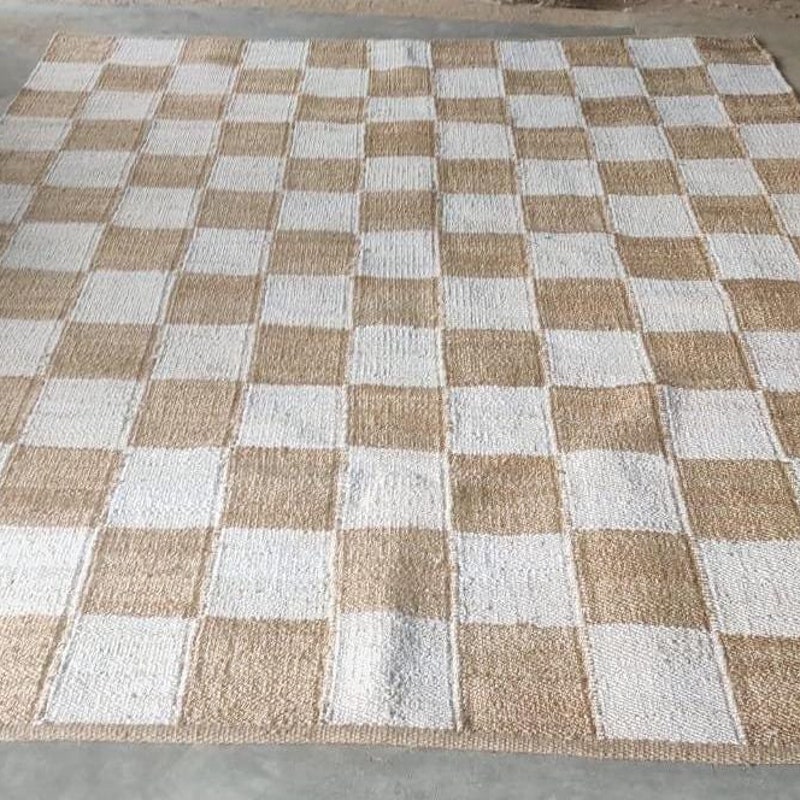 Checkered Rug - Etsy