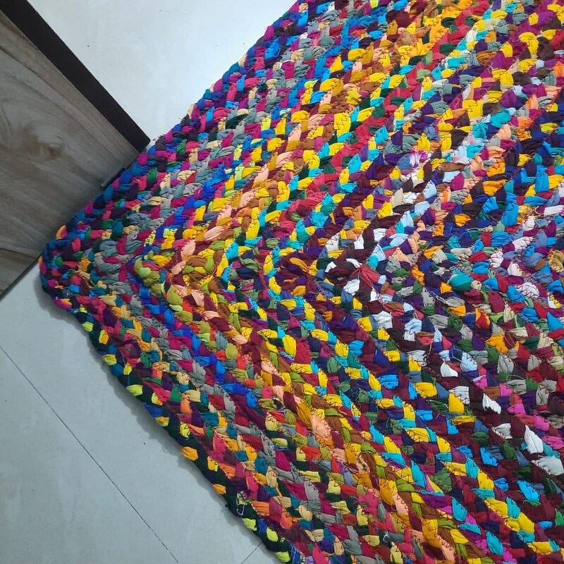 Colorful Braided Rug - Etsy