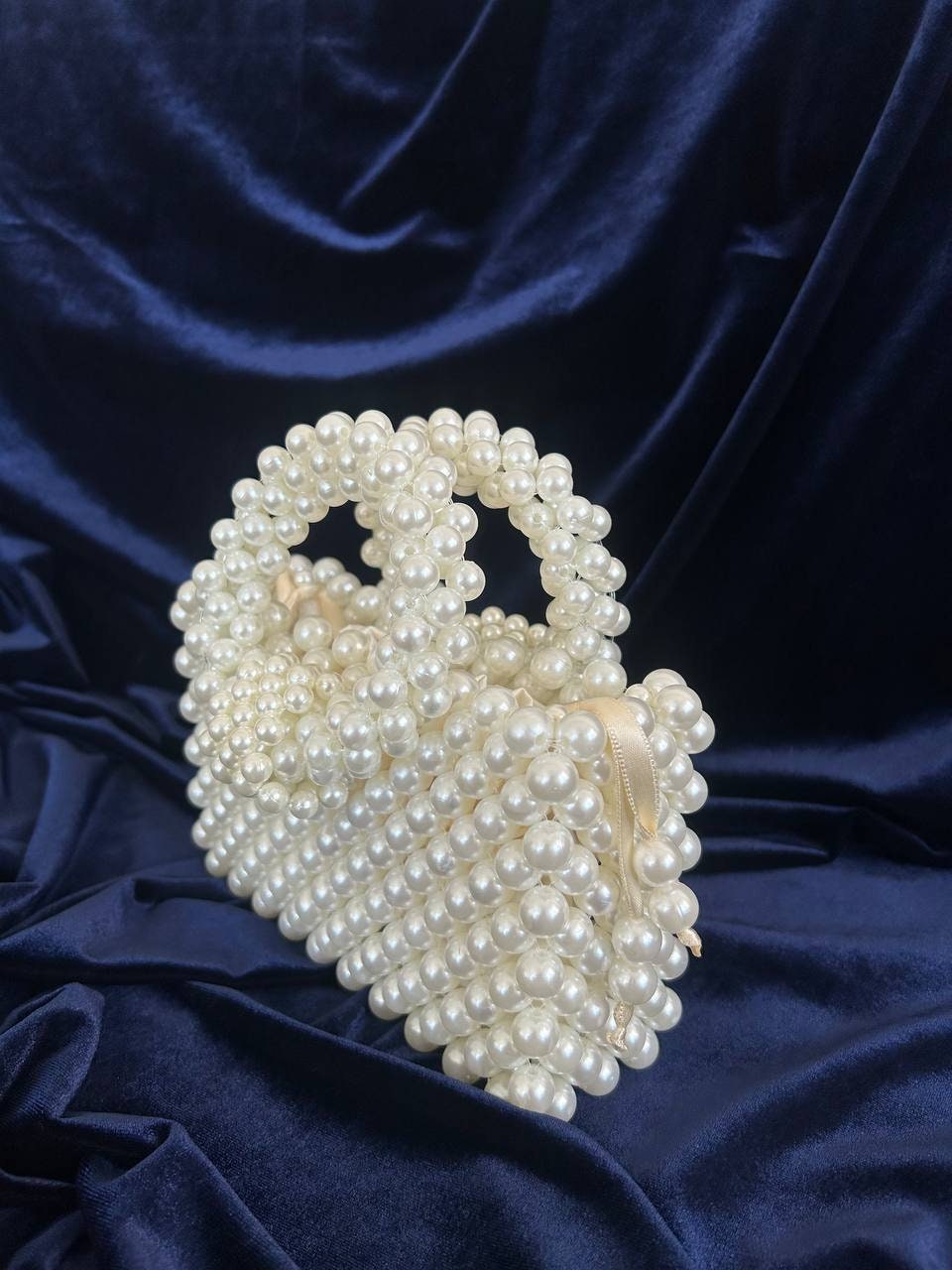 Pearl Clutch Bag, Handmade Pearl Clutch, Luxury Shoulder Bag, Evening ...