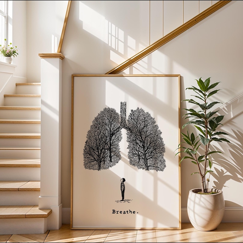 Human Anatomy Poster Lungs - Etsy UK