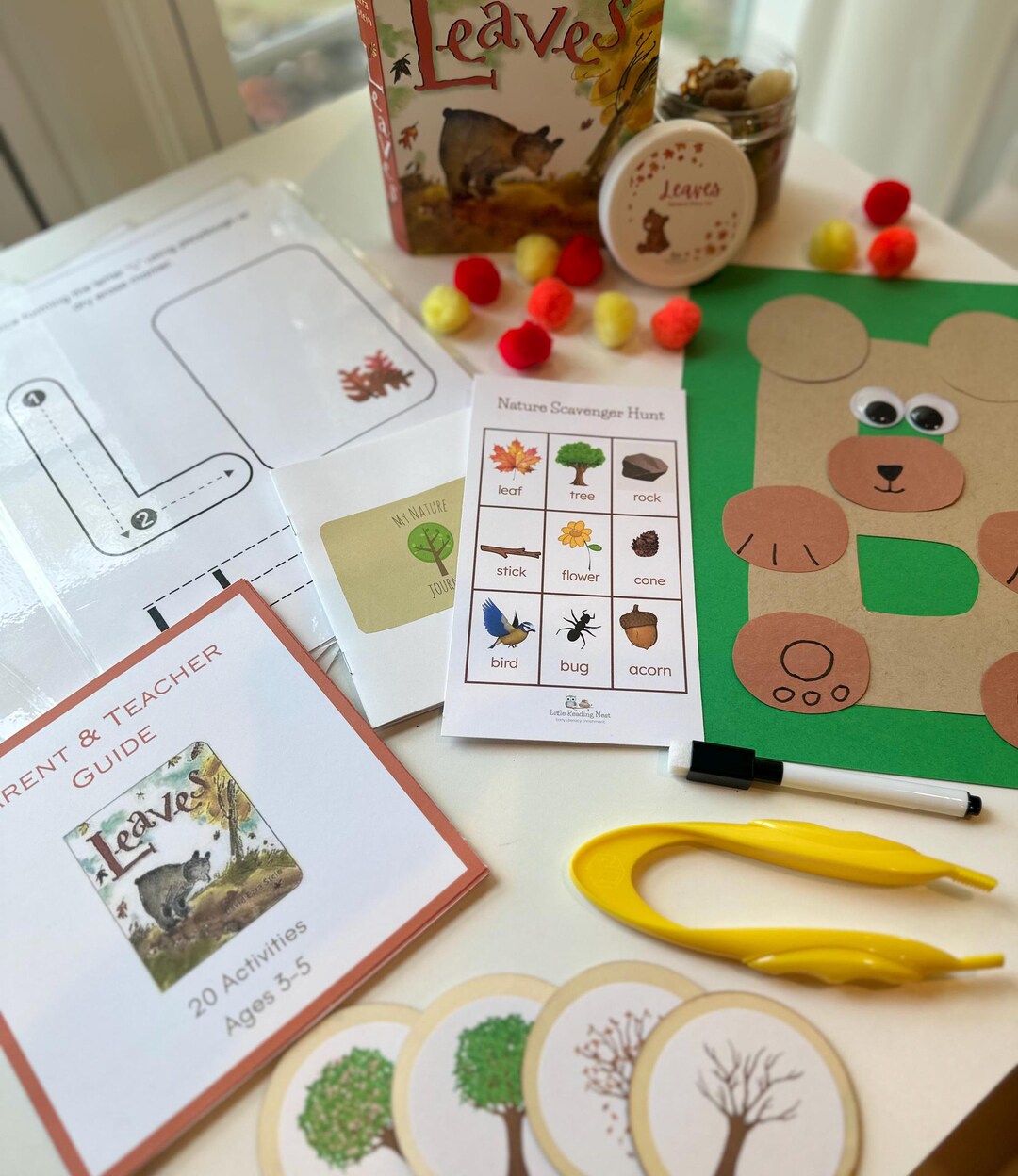 Preschool Learning Kit: A Beary Cozy Adventure - Etsy
