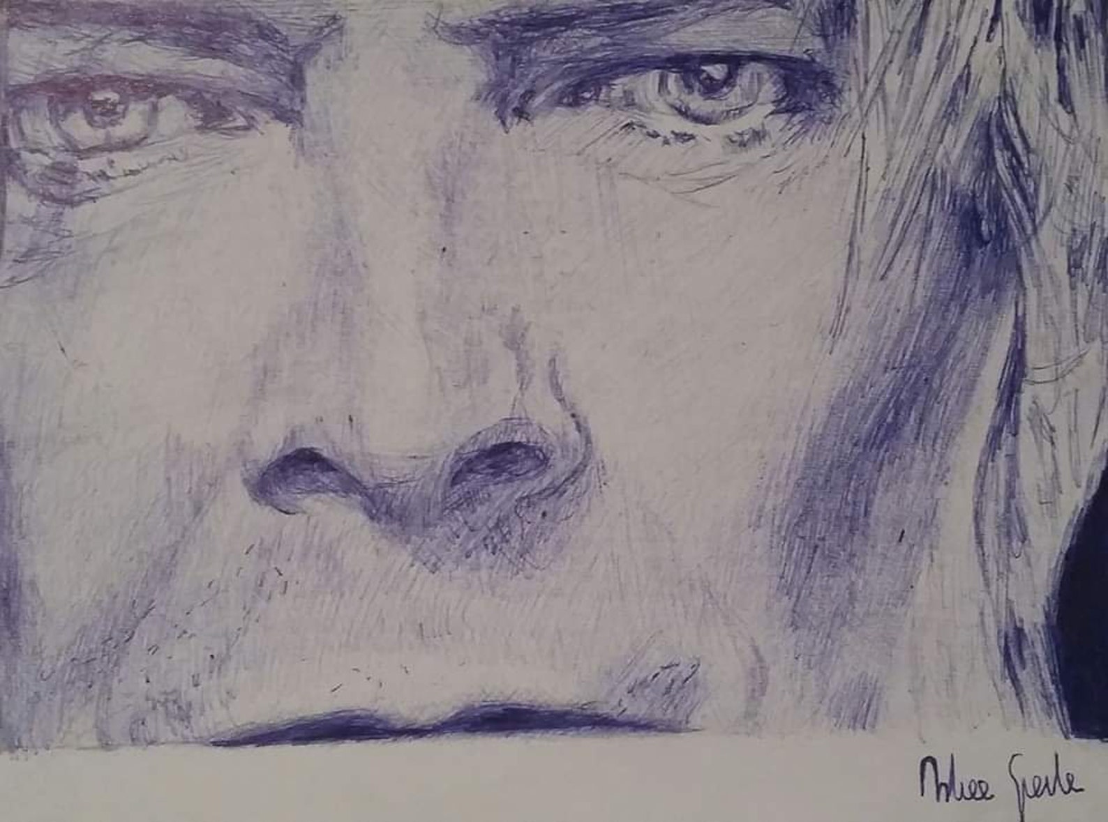 Examples of Commissioned Portraits Ballpoint Pen on - Etsy