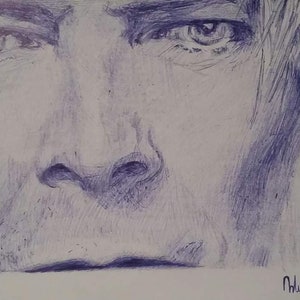 Examples of Commissioned Portraits Ballpoint Pen on - Etsy