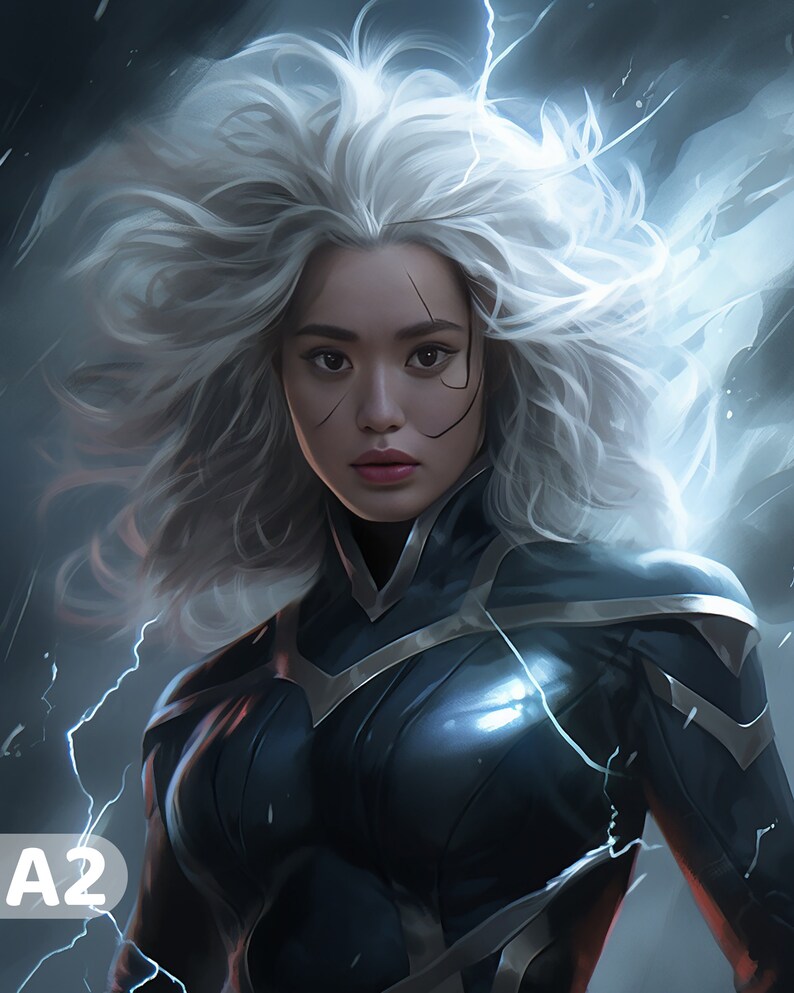 Custom Realistic Storm Portrait Personalized Portraits X-MEN - Etsy