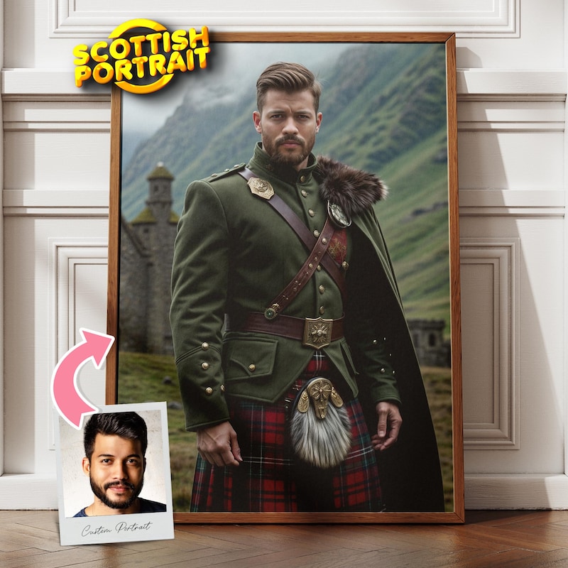 Scottish Portrait Print - Etsy UK