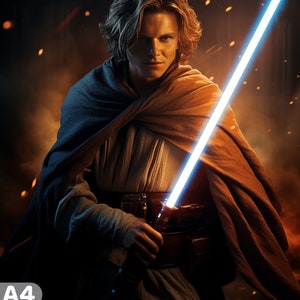 Custom Realistic Star Wars Portrait, Personalized Face Swap (digital ...