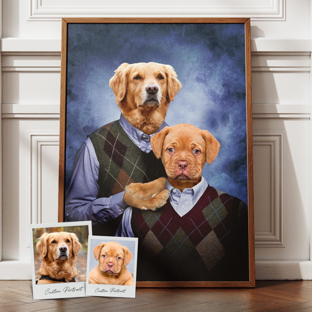 Step Brothers Dog Portrait, Funny Pet Gift (digital Download) - Etsy