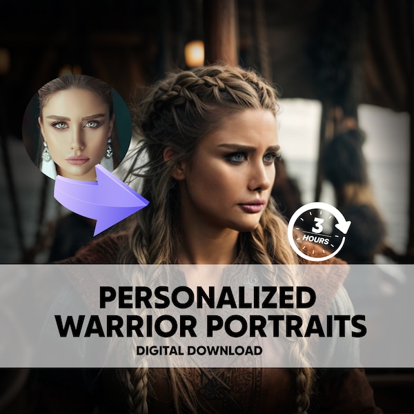 Viking Family Portrait Ai - Etsy