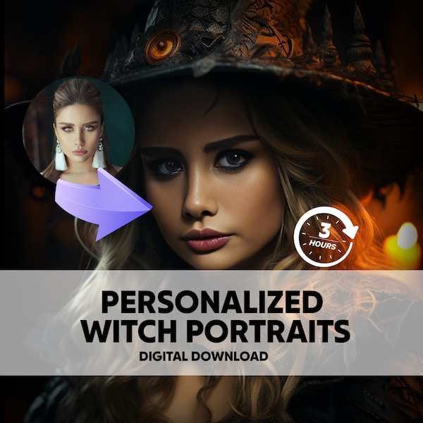 Witch Portrait - Etsy