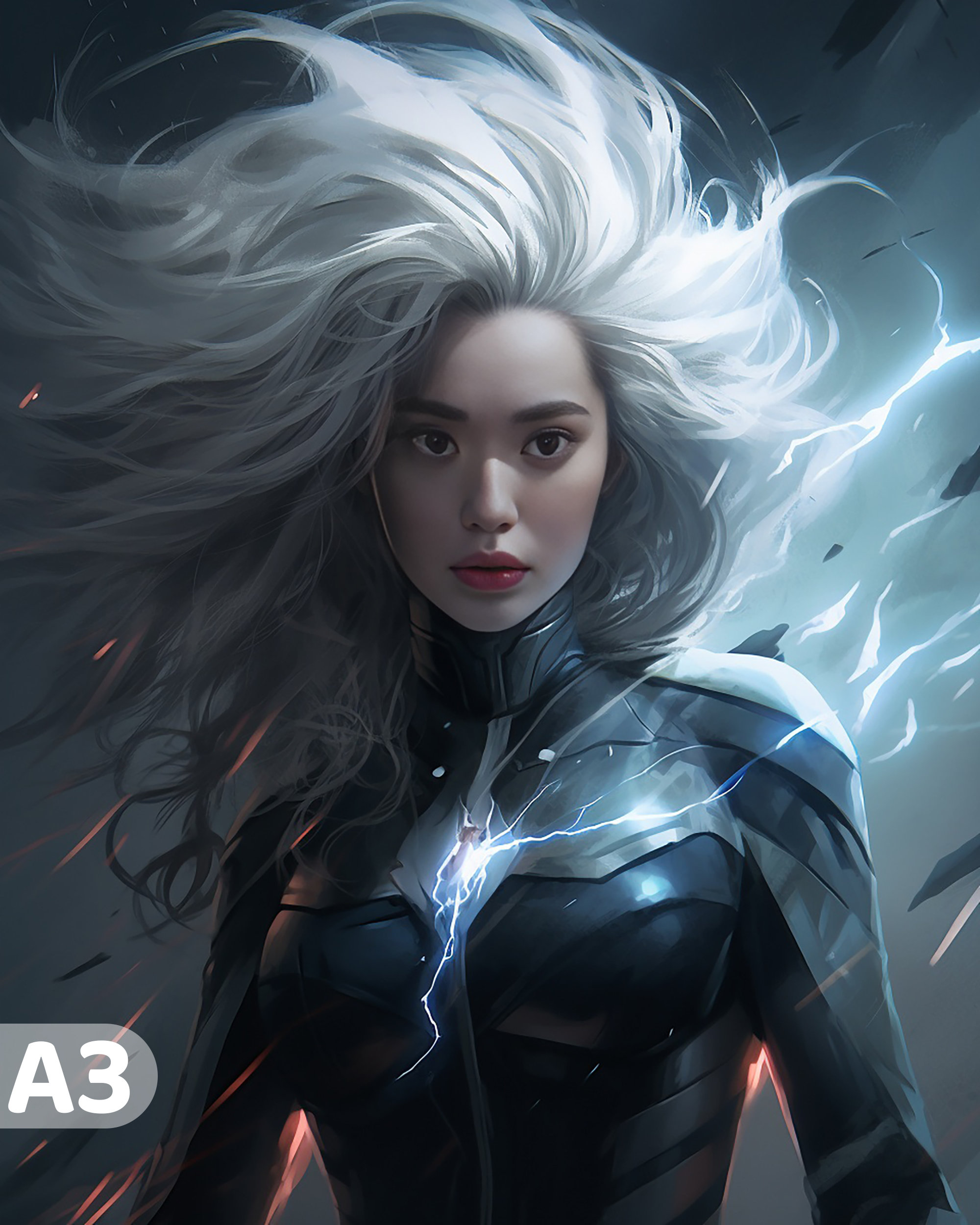 Custom Realistic Storm Portrait Personalized Portraits X-MEN - Etsy