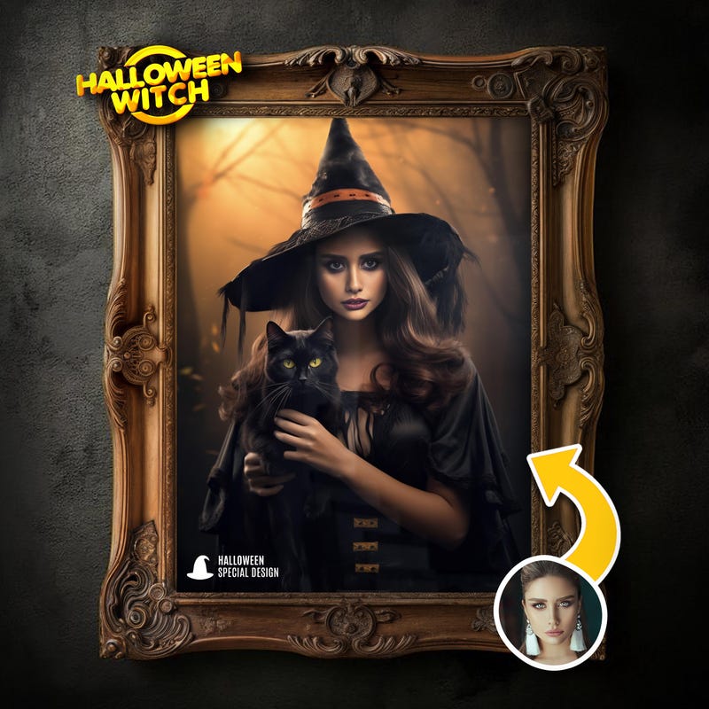 Witch Portrait - Etsy