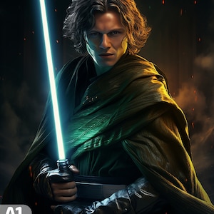 Custom Realistic Star Wars Portrait, Personalized Face Swap (digital ...