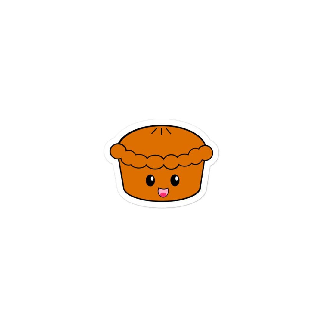 Original Cutie Pie Sticker, Dessert Sticker, Laptop Sticker, Cute ...