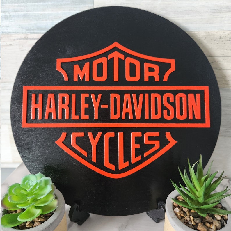 Harley Davidson Sign, Harley Davidson, Custom Sign, Father's Day ...