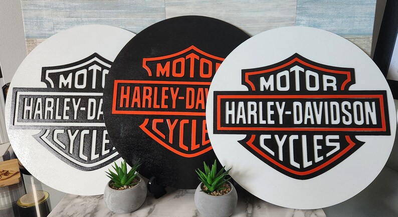 Harley Davidson Sign, Harley Davidson, Custom Sign, Father's Day ...