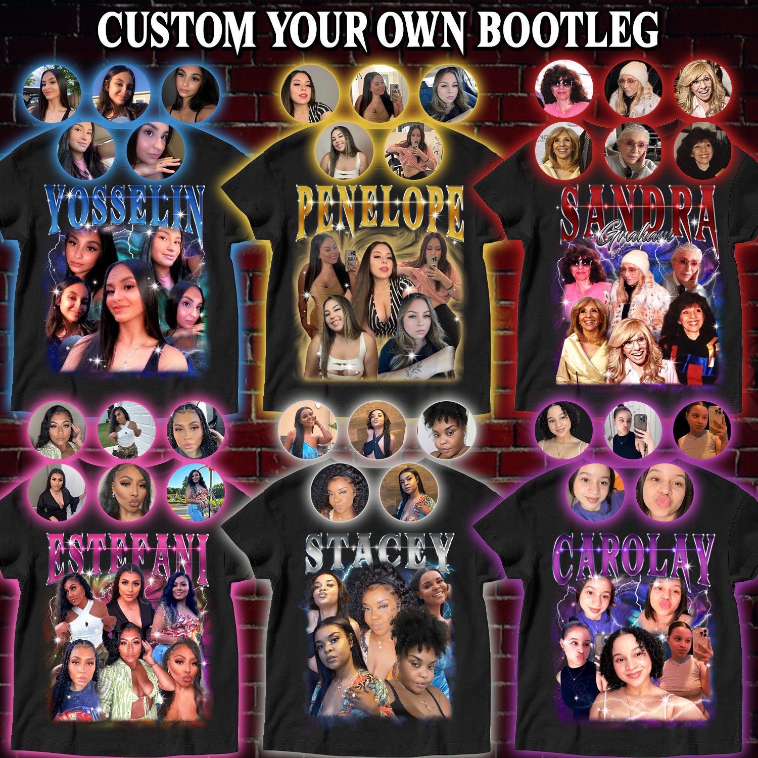 90s Vintage Bootleg Custom Your Own Bootleg Vintage Retro Tee, Custom ...