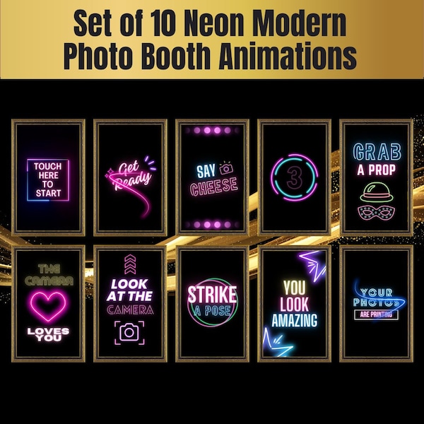 Mirror Booth Animations - Etsy