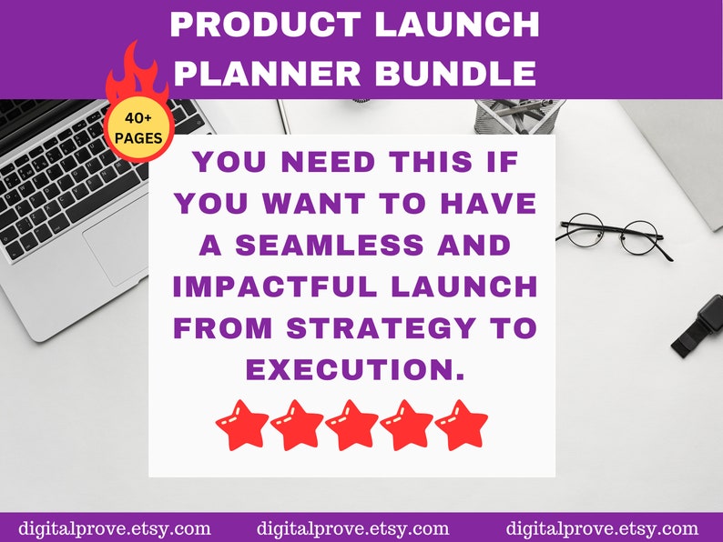 Product Launch Planner Bundle With PLR and Resell Rights - Etsy
