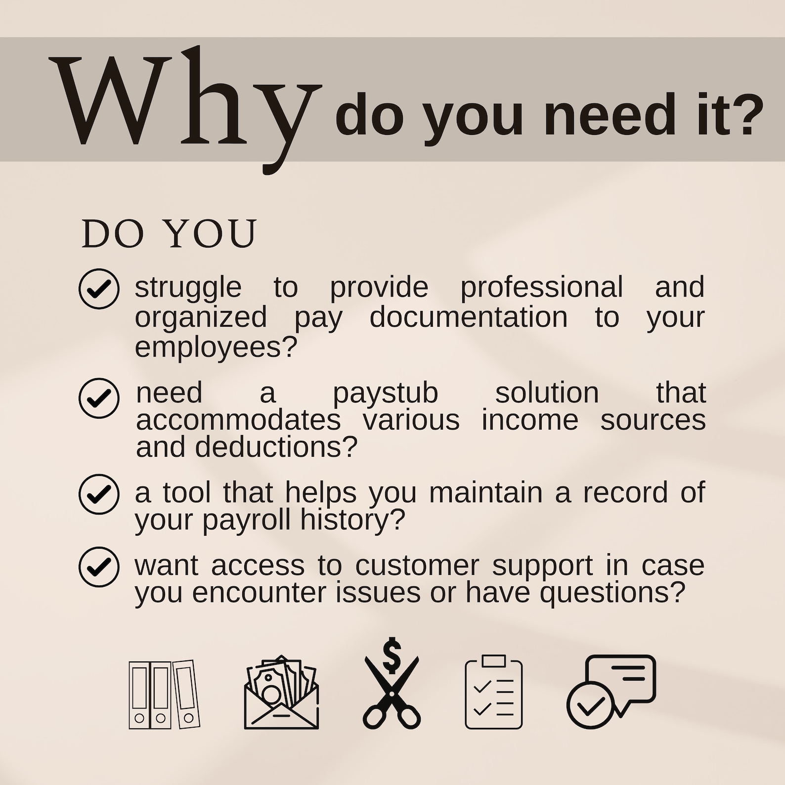 Easy to Use Paystub Template for Small Business, Editable Paystub ...