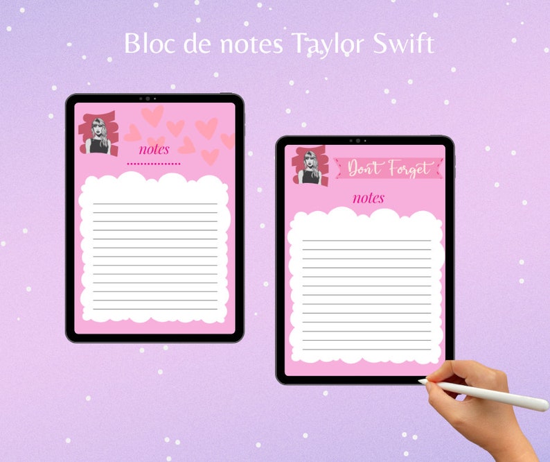 Taylor Swift Notepad - Etsy