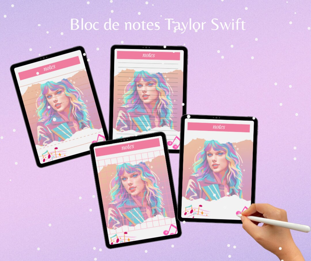Taylor Swift Notepad - Etsy