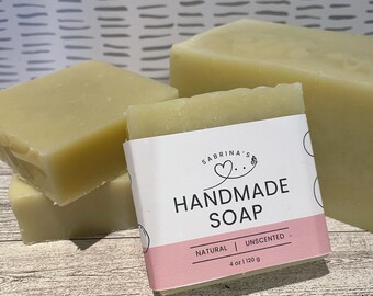 Pure and Gentle Soap,handmade Soap,natural Soap,unscented Soap,soap for ...