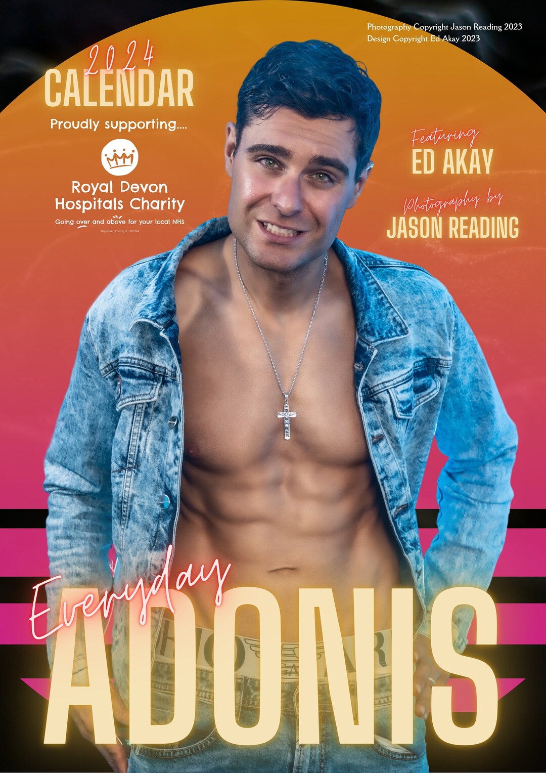 Everyday Adonis 2024 Calendar / Charity Calendar / - Etsy
