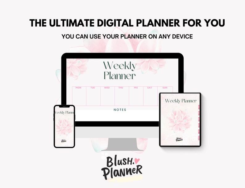 Floral Weekly Planner Printable - Etsy