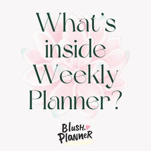Floral Weekly Planner Printable - Etsy