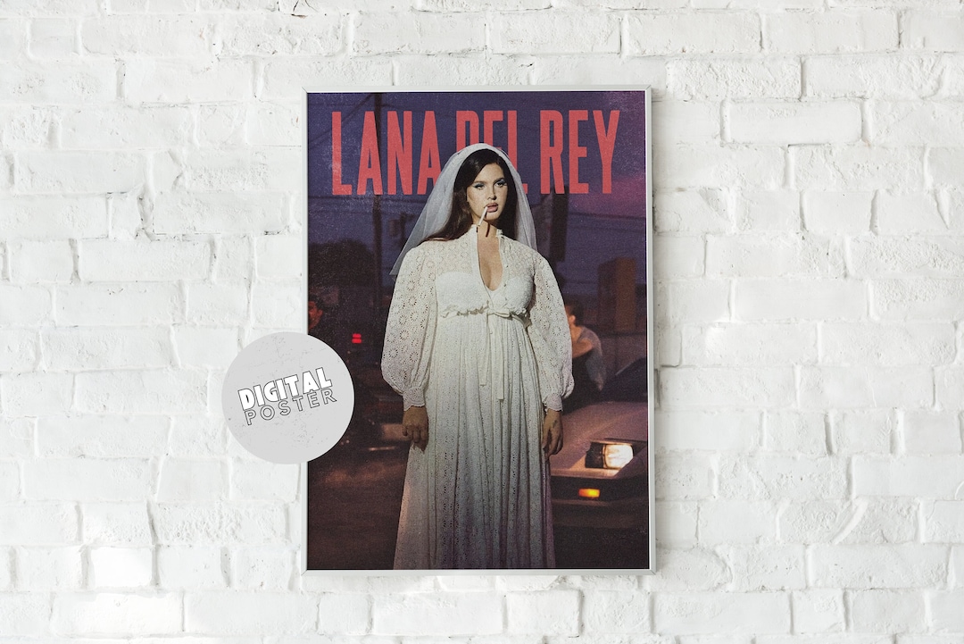 Lana Del Rey Wall Art Print Printable Home Decor Music - Etsy