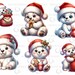 Polar Bear Clipart Christmas Polar Bear PNG Cute Bear Nursery Art Polar ...