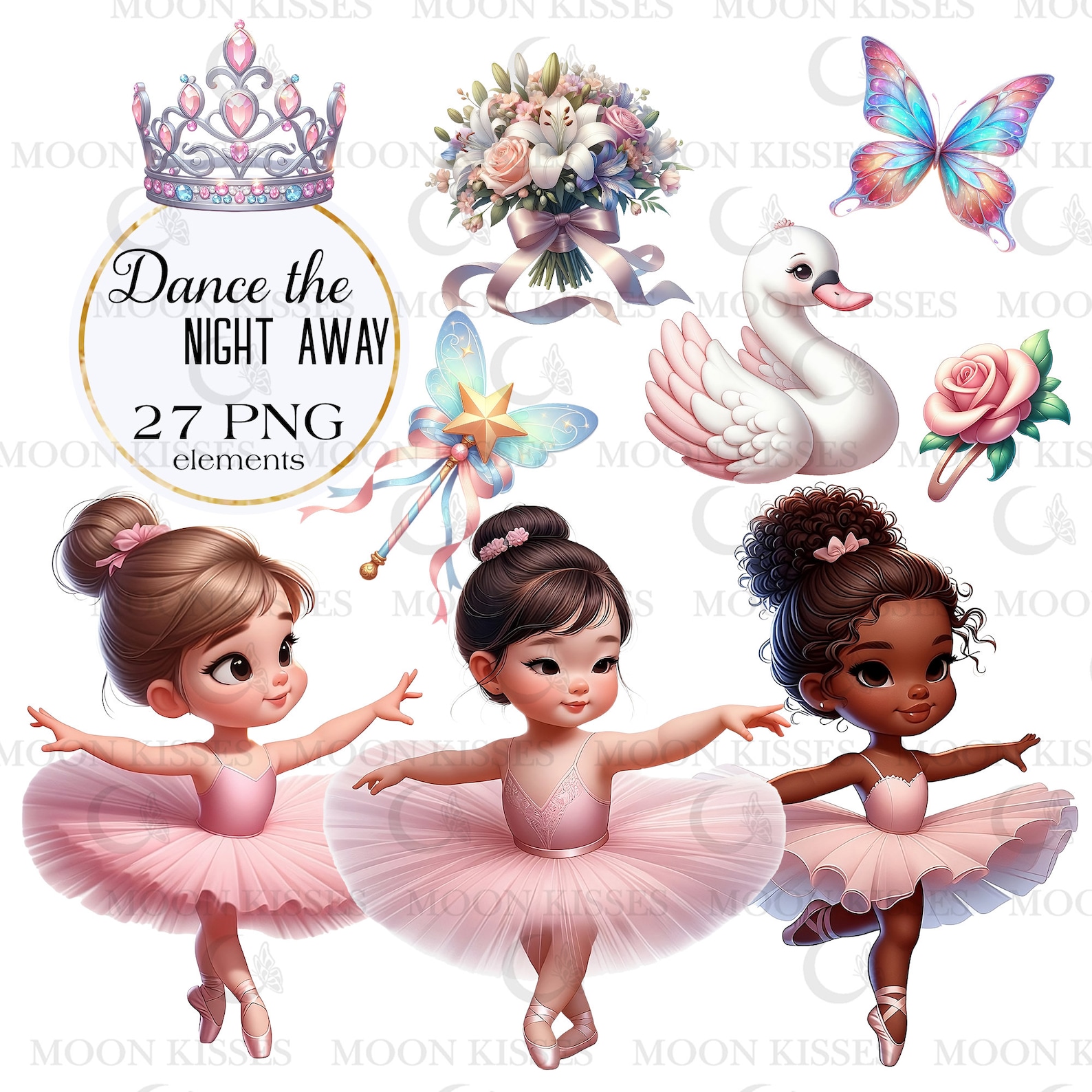 Watercolor Ballerina Clipart Ballet Dancer Ballerina Png Clipart Tutu ...