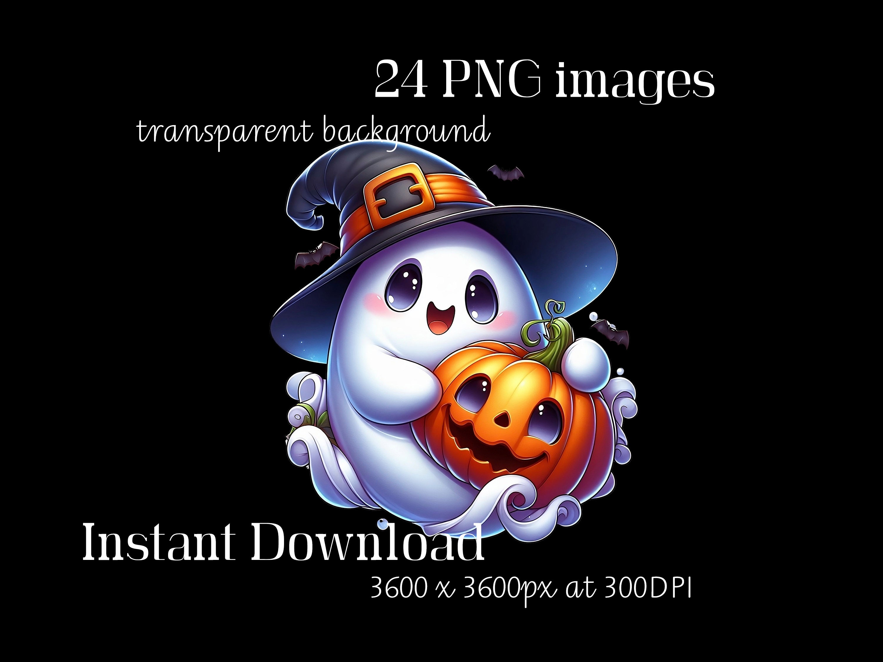 Halloween Clipart Ghost and Pumpkin Clip Art Pumpkin PNG Halloween ...