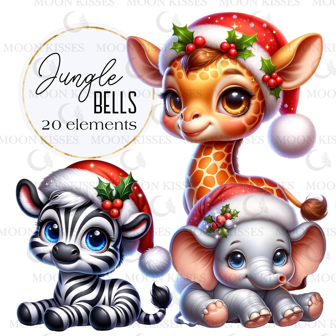 Jungle Animals Clipart Safari Animals Clip Art Safari - Etsy