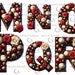 Chocolate Letters Clipart Chocolate Alphabet PNG - Etsy