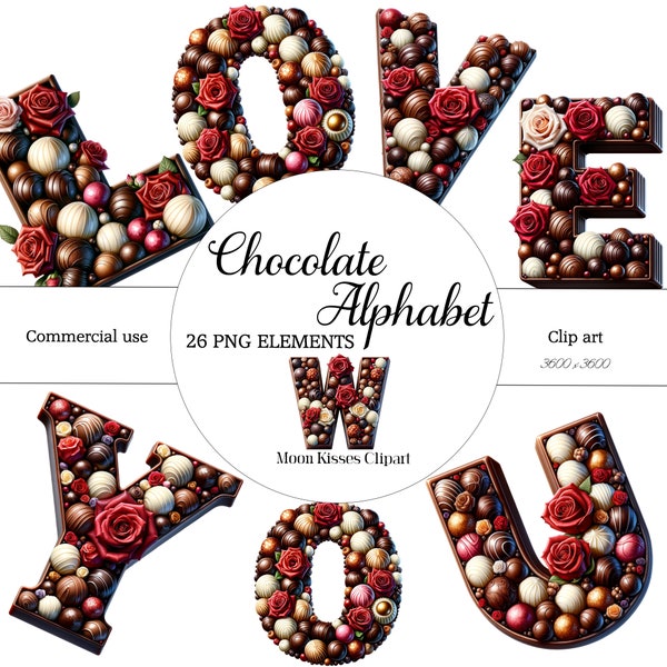 Valentine Alphabet - Etsy