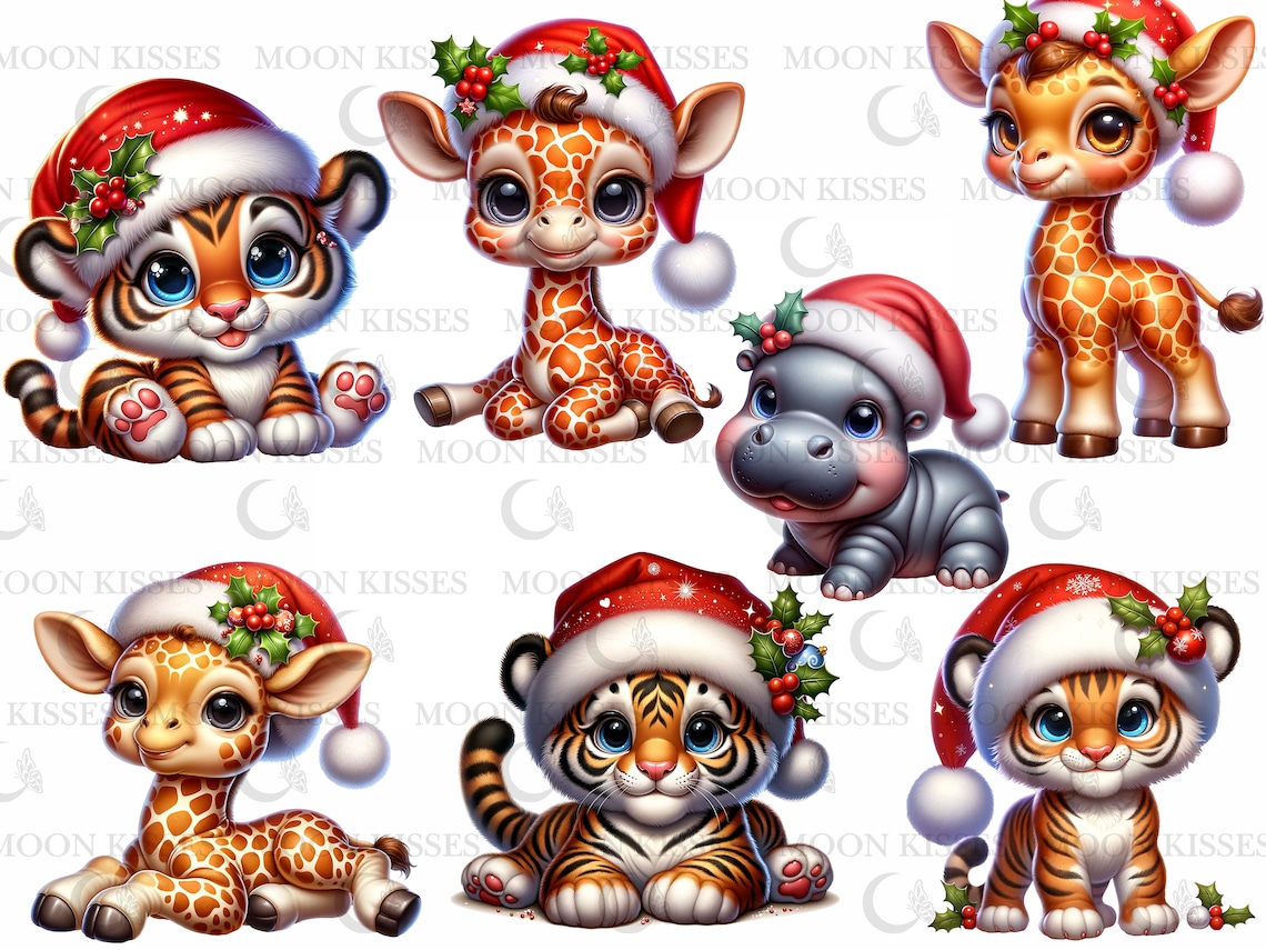 Jungle Animals Clipart Safari Animals Clip Art Safari - Etsy