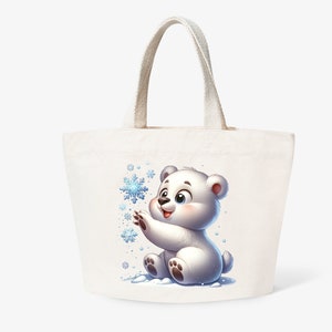 Polar Bear Clipart Christmas Polar Bear PNG Cute Bear Nursery Art Polar ...