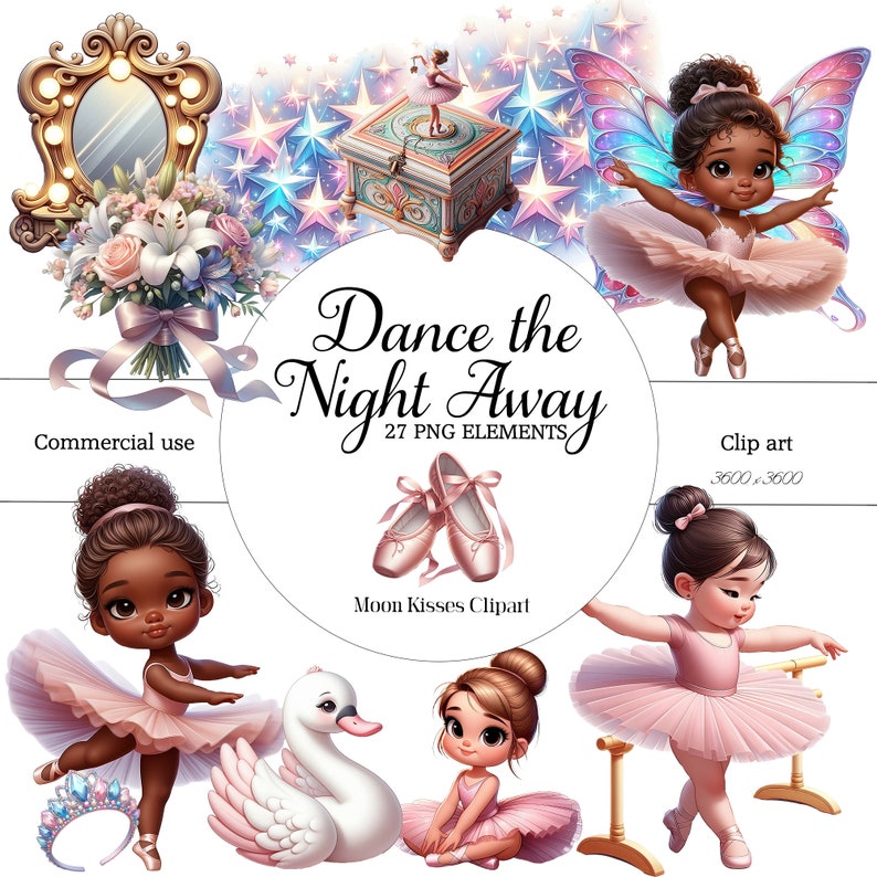 Watercolor Ballerina Clipart Ballet Dancer Ballerina Png Clipart Tutu ...