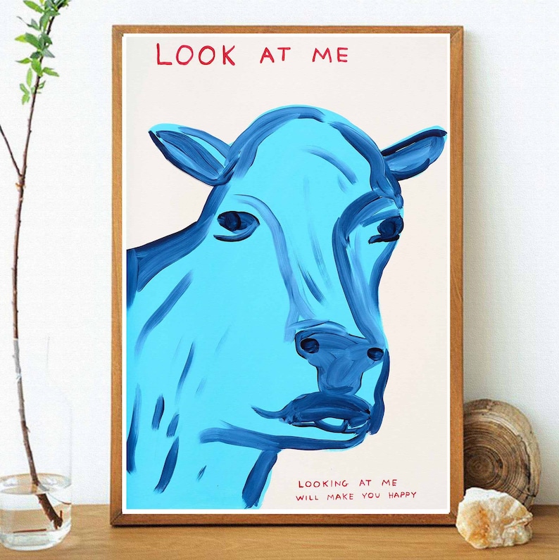Custom Poster, David Shrigley Poster, Look at Me Posters, David ...