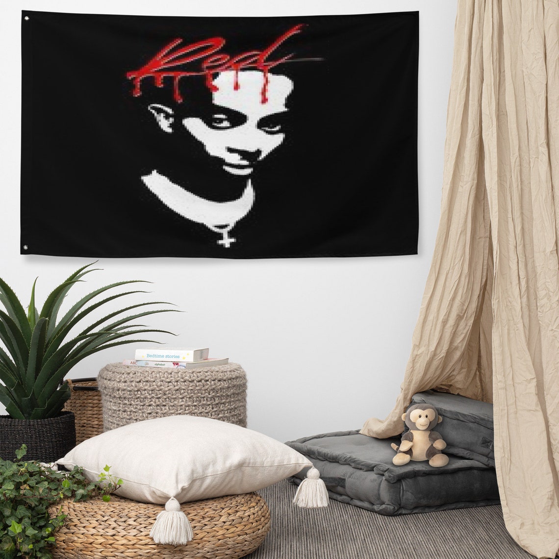 Playboi Carti Whole Lotta Red Flag Tapestry Rapper Music - Etsy