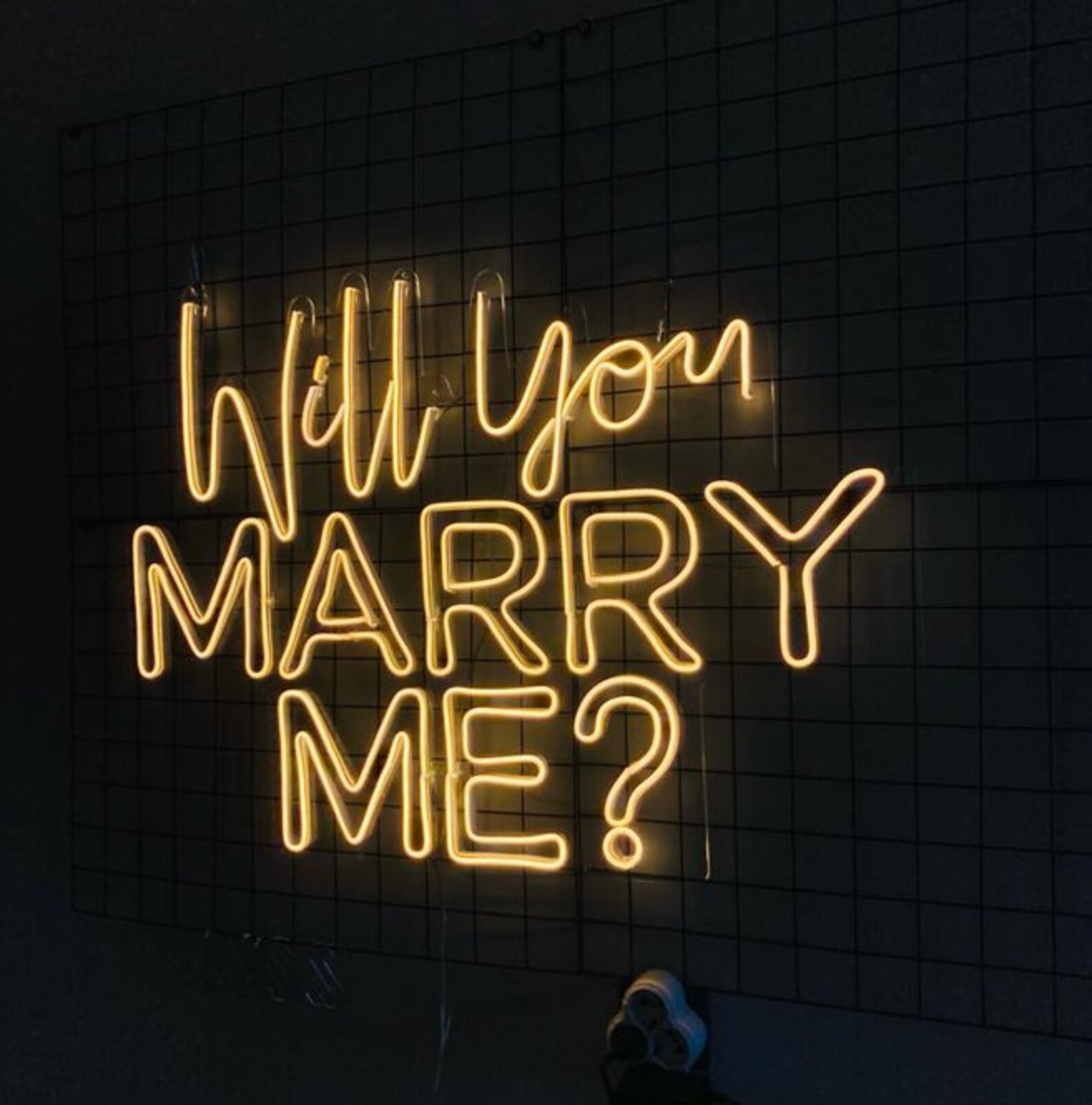 Will You Marry Me Neon Sign, Wedding Party Neon Light Decor, Gift for ...