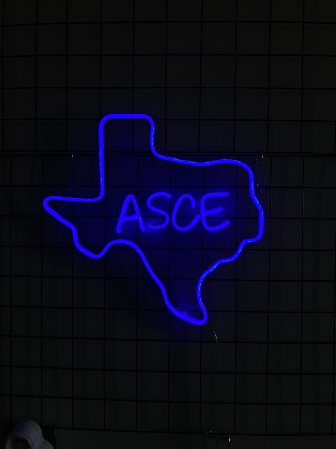 Texas State Neon Sign, Texas State Design, Custom Neon Wall Art, Texas ...