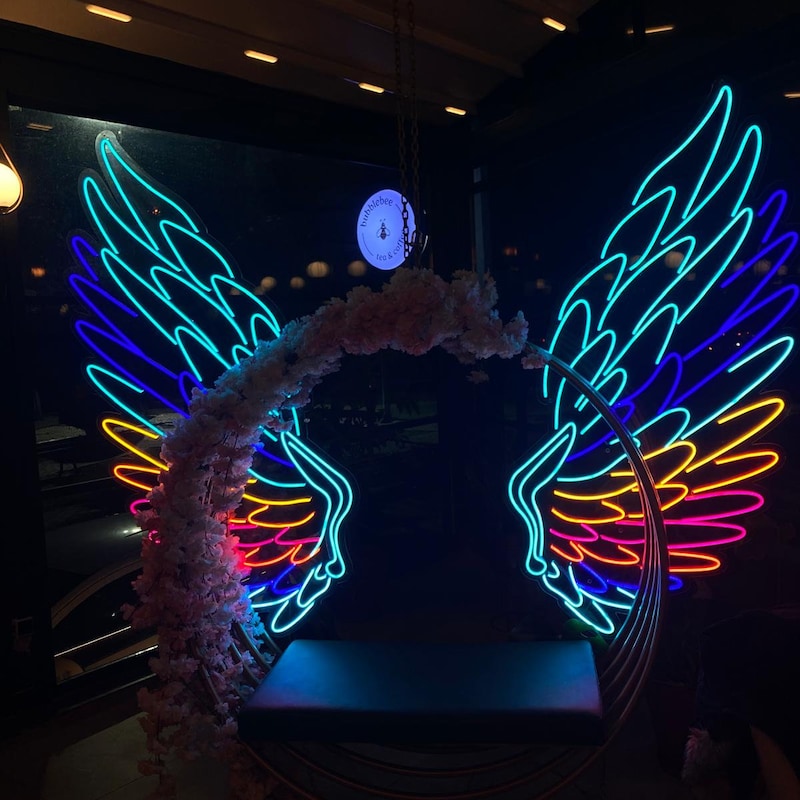 Neon Wings - Etsy