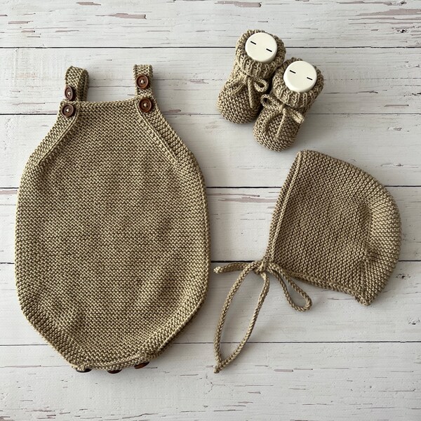 Knit Baby Romper - Etsy