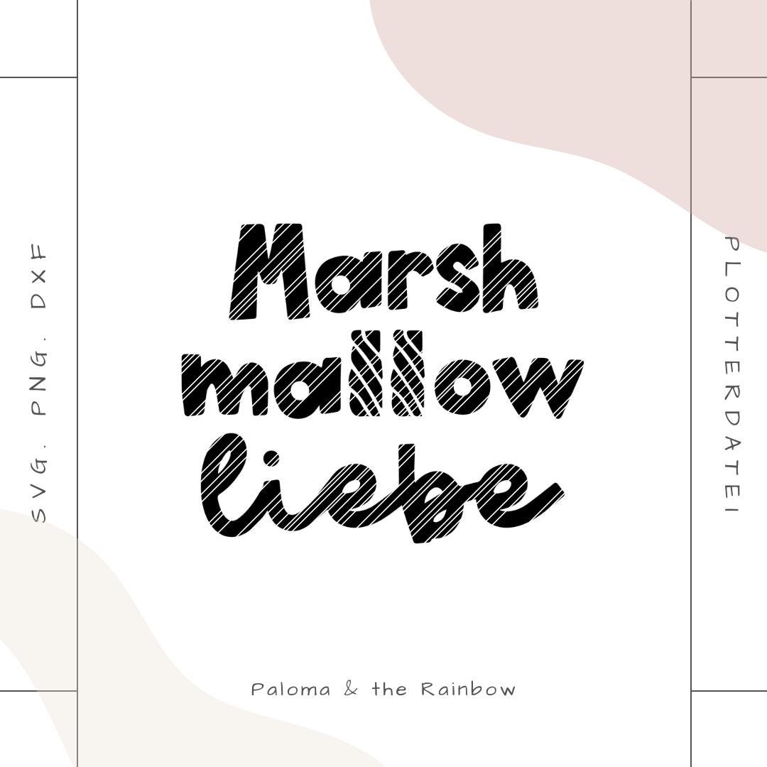 Plotter File | Marshmallow Love Autumn | Plotting | Digital File for Plotter | Template for ...