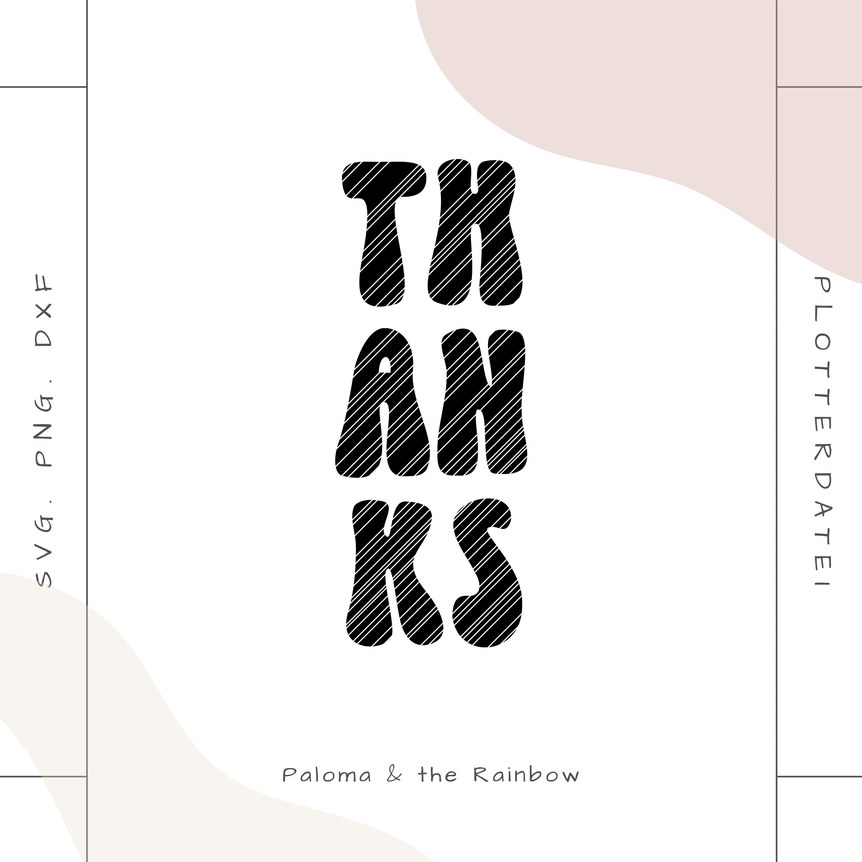 Plotter File Thanks Thank You Retro Plotting Digital File for Plotters Template for Screen ...