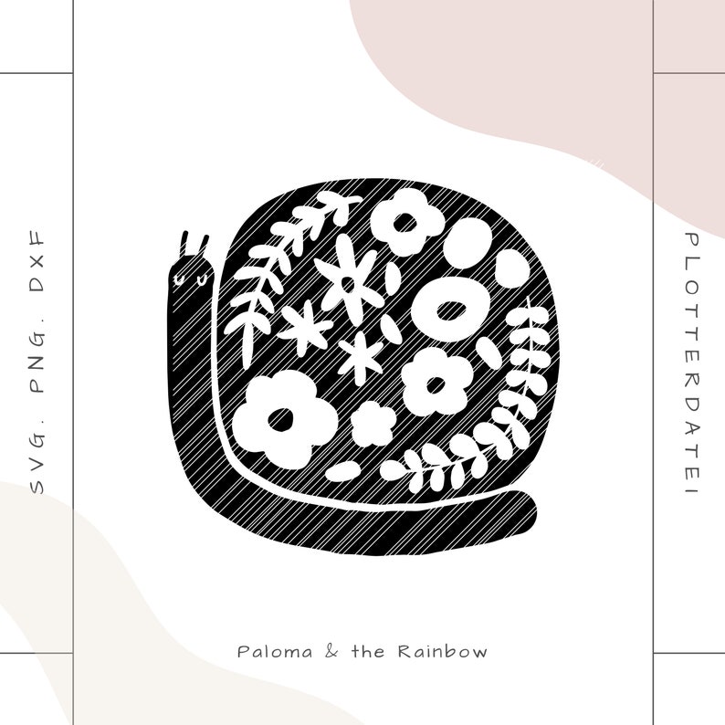 Plotter File | Snail | Plotting | Digital File for Plotter | Template for Screen Printing ...