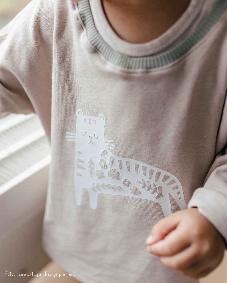 Plotterdatei | Tiger | Katze | Plotten | digitale Datei für Plotter | Vorlage für Siebdruck ...