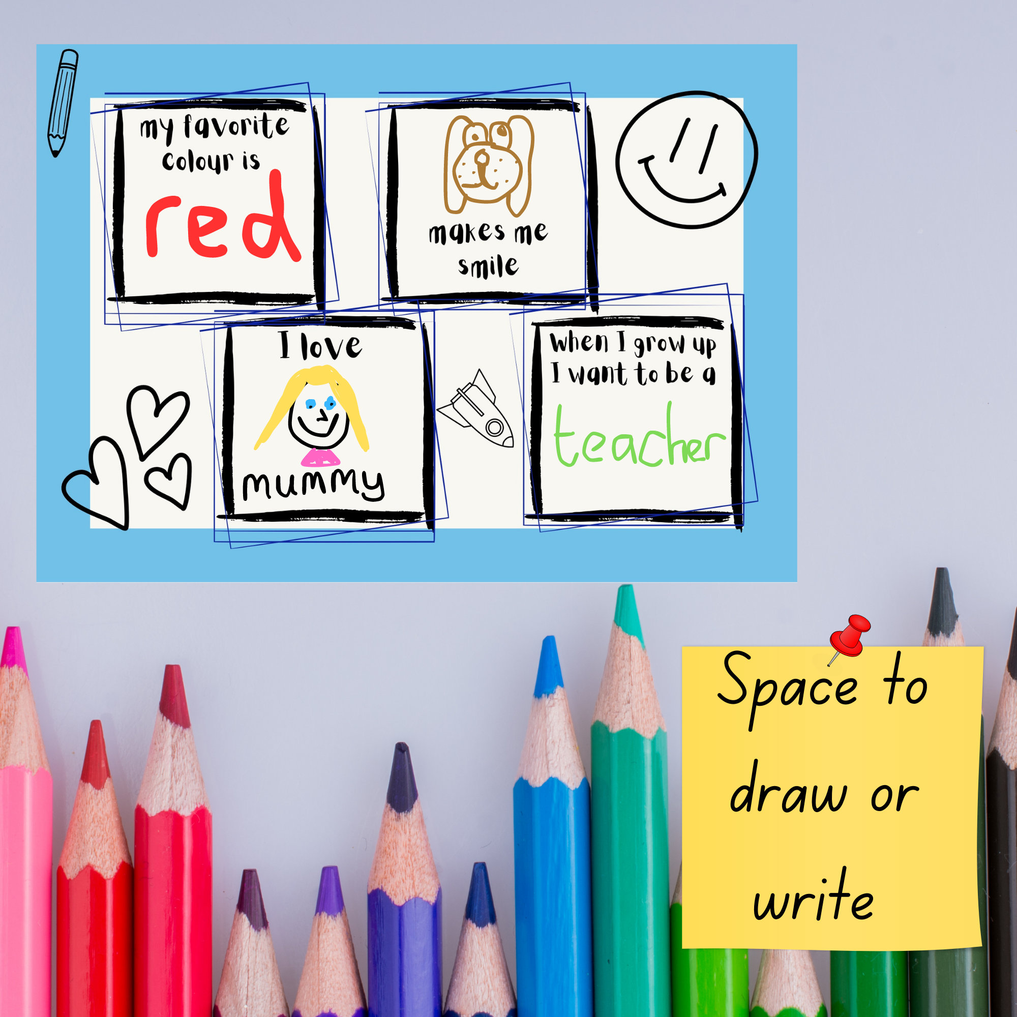 First Day at Kindergarten Memory Book, Editable Kindergarten Memories ...